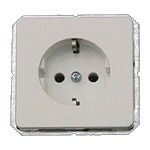 Elso Schuko Steckdose Scala Fashion Riva UP reinweiß perlweiß alueffekt ...